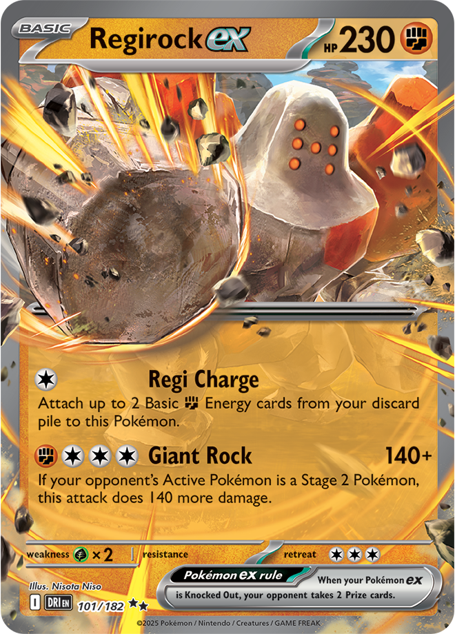Regirock ex – My TCG Exchange