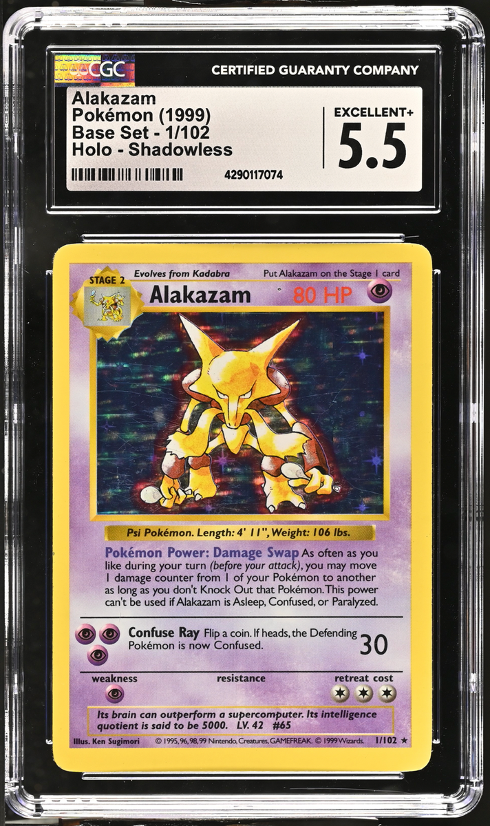 Alakazam - Shadowless - CGC 5.5 – My TCG Exchange